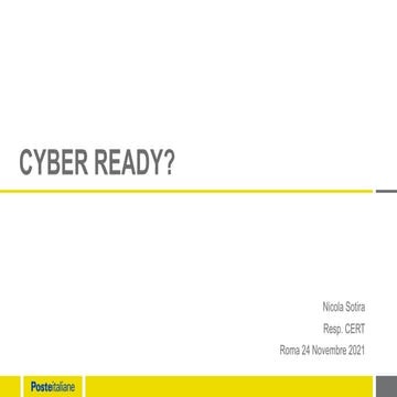 Cyber ready? | PPT