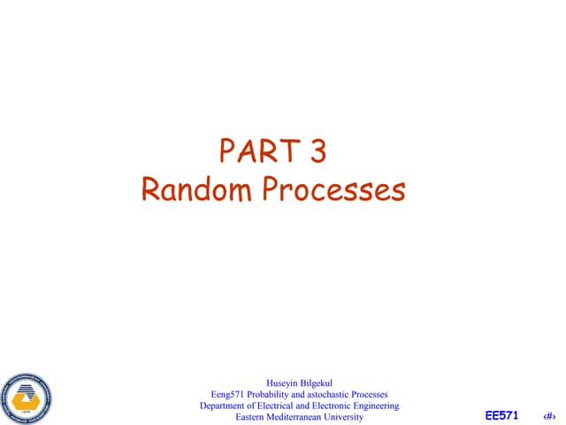 probability Chapter Four-Random_Processes.ppt