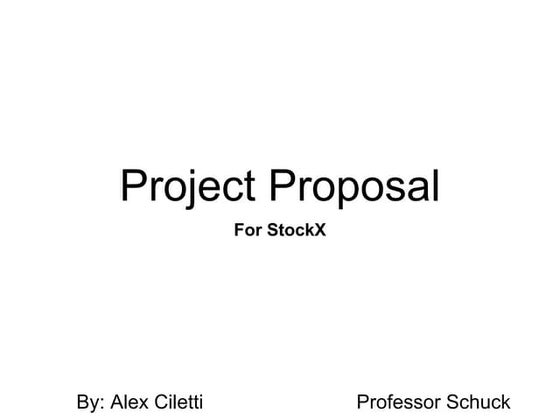 Components of Project Proposal | PPTX | Business | Business and Finance