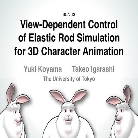 View-Dependent Control of Elastic Rod Simulation for 3D Character ...