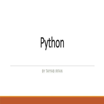 Data Structures and algorithams (Python) | PPTX