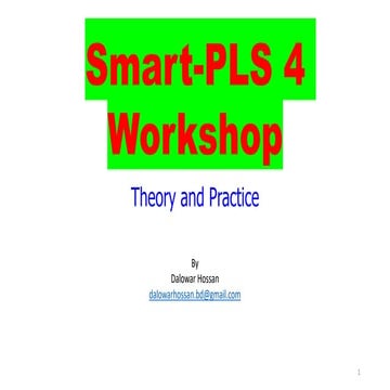 Doing Research with PLS_SEM using SmartPLS | PPTX