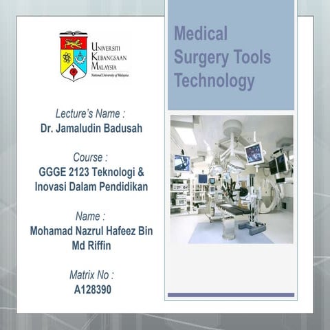 Slide surgical Instrument | PPT