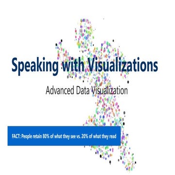 Speaking with Visualizations Combining graphics power with clarity and ...