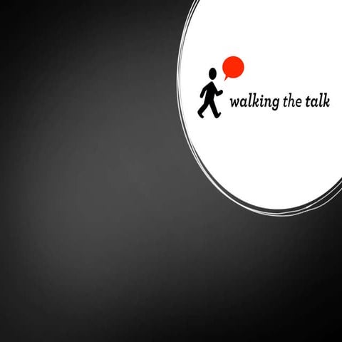 Walking The Talk | PPT