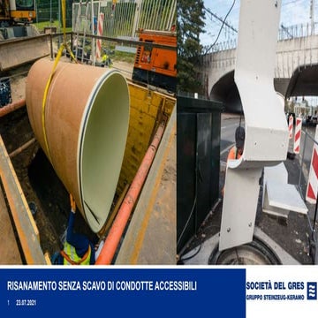 Webinar "NO-DIG: risanamento senza scavo di condotte accessibili" | PPTX
