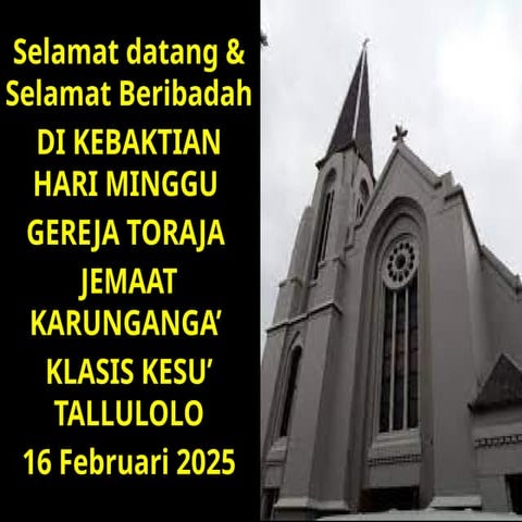 liturgi / tata ibadah ibadah gemim minggu ke 3 | PPTX