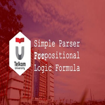Simple Parser For Propositional Logic Formula Ppt 7704