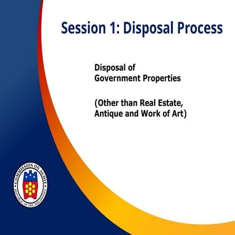 Slide Template Disposal Process COA Style.pptx