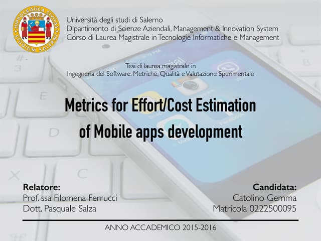 Metrics For Effortcost Estimation Of Mobile Apps Development Pdf Web Development Internet