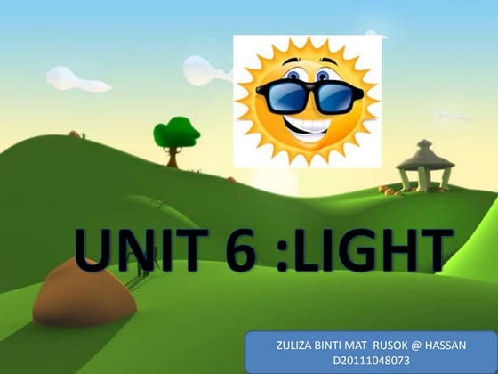 Light presentation for grade 5 | PPT