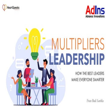 Slide Webinar Multiplier Leadership | PPT
