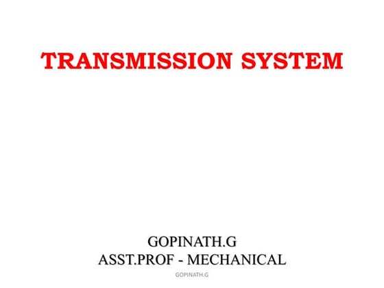 5 Speed gear box mechanism.pptx
