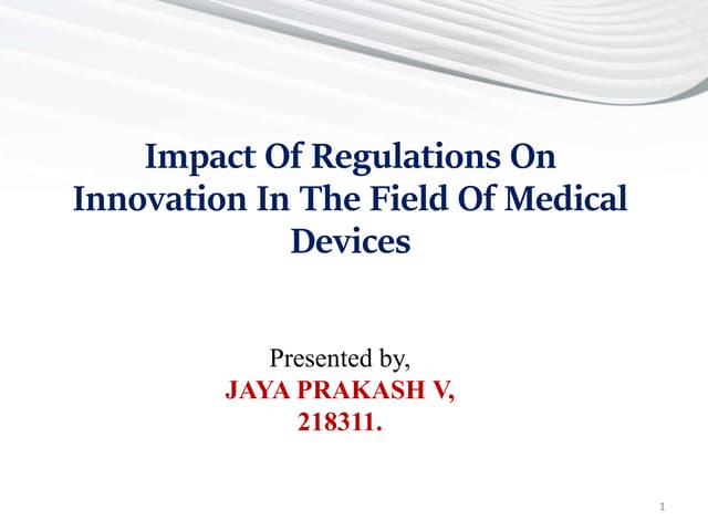 International Medical Device Regulators Forum | PPTX