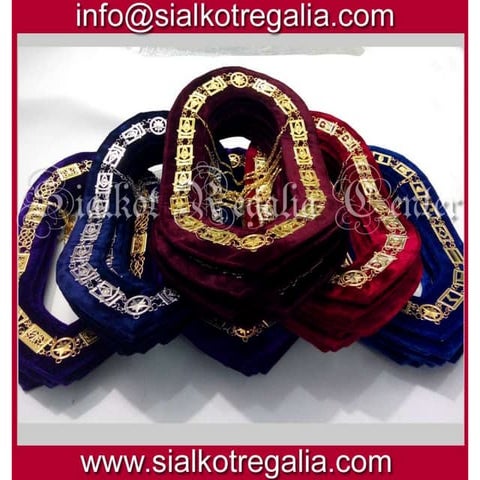 Masonic regalia Past Master chain collar | PPT