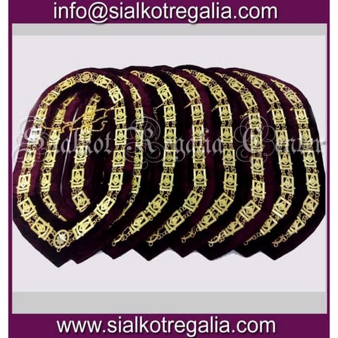Masonic PM chain collar dole plated | PPT