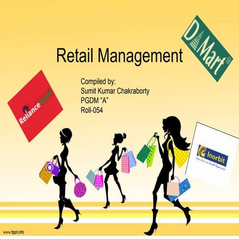 Retail Management- Consumer Buying Behavior and Planogram | PPTX