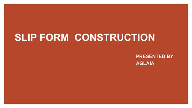 Slipform | PPTX