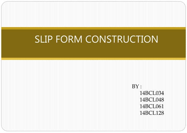 Slipform | PPTX