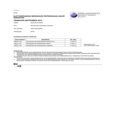 Slip kebenaran | DOC