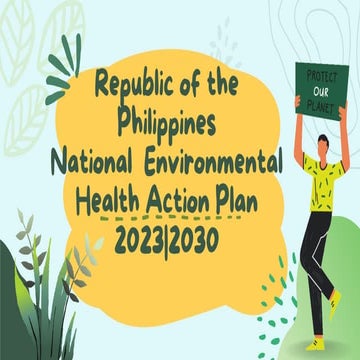 National Environmental Health Action Plan (NEHAP) | PDF