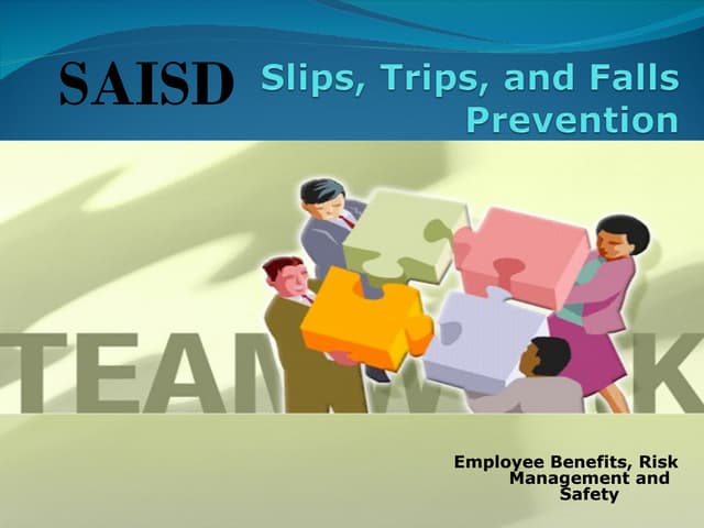 Slips trips and falls training presentation | PPT