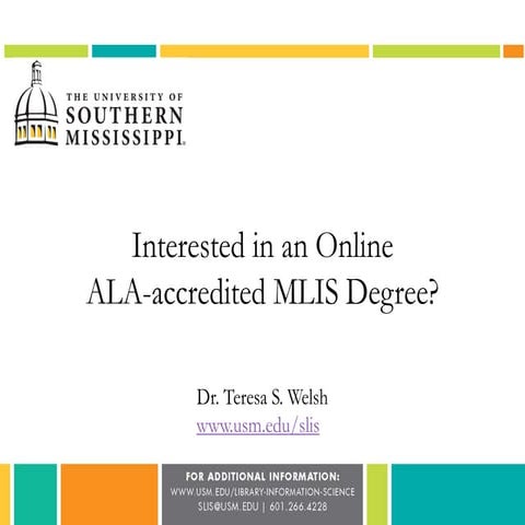 Interested in Online ALA-accredited MLIS Degree? | PPT