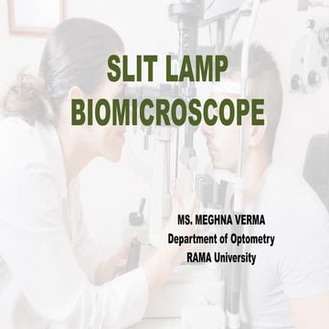 DIAGNOSTIC SLIT LAMP BIO-MICROSCOPE.pptx