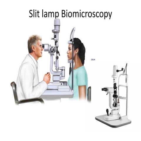 Slit lamp Instrumentation types and principle .pdf