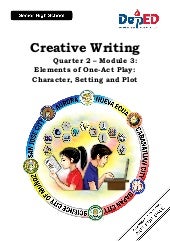 Creative Writing Quarter 2 Resized Modules.docx | Drama | Genres
