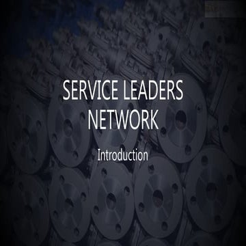 Service Leaders Network - Introduction | PPTX | Information Services ...