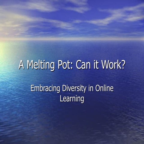 Sloan 2009 Presentation Rathi Krishnan Diversity | PPT | Online ...