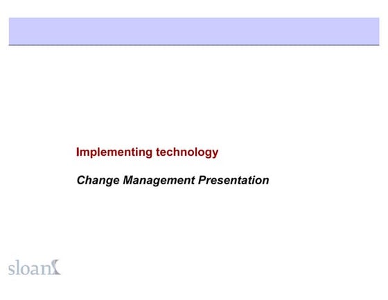 Change Management Best Practices | PDF