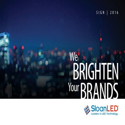 2016 SloanLED Sign Brochure (U.S. & Canada) | PDF