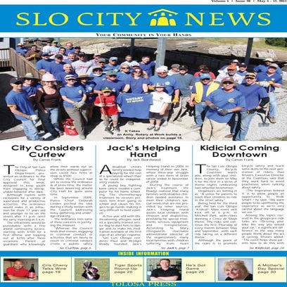 Slo city news rotary community service project 5-5-11 | PDF