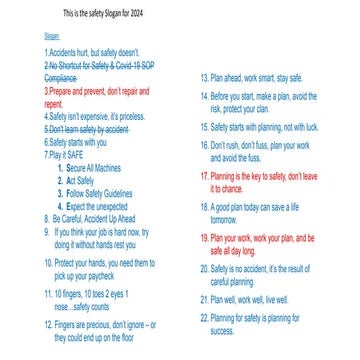 Safety Awareness Training (Admin) safety | PPTX