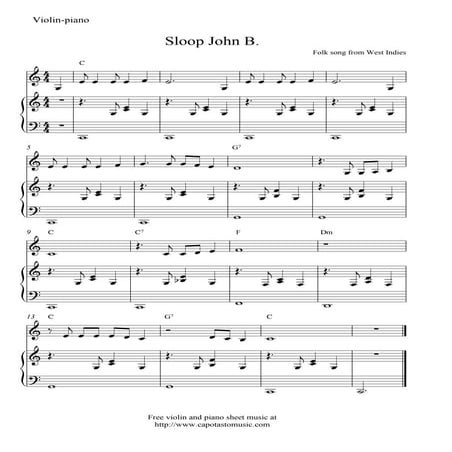 Sloop john-b | PDF