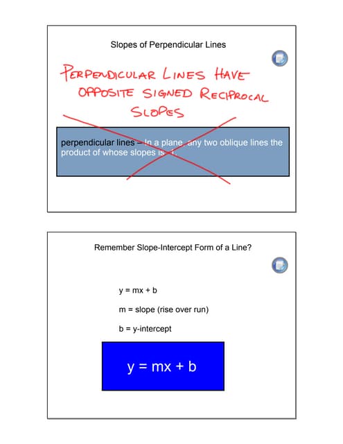 Parallel and perpendicular lines | PPT | Geography | Science