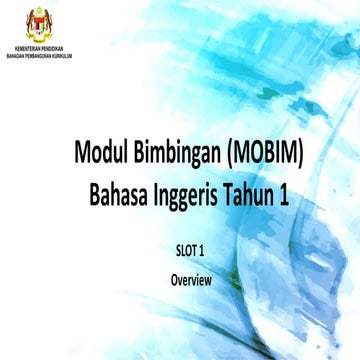 SLOT 1 - MOBIM OVERVIEW (2) MALAYSIAN ED | PDF
