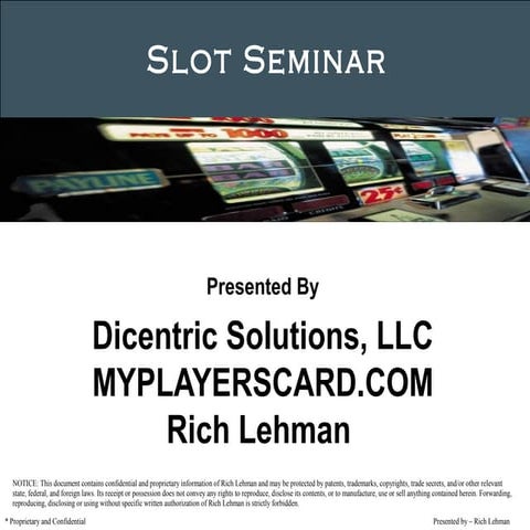 Slot Seminar | PPT