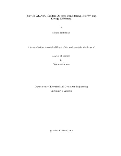 ALOHA Protocol (in detail) | PPTX