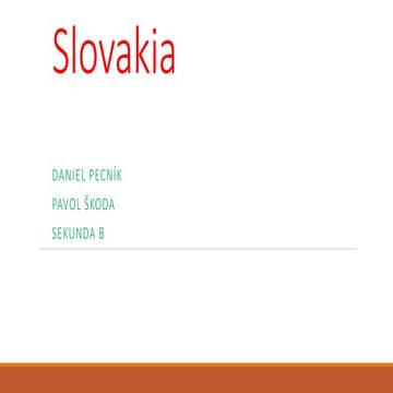 Slovakia presentation | PPTX