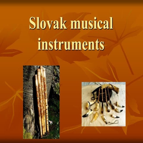 Slovak musical instruments | PDF