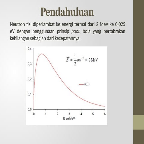 The Role of Slowing Down Neutrons: Powerpoint | PPTX