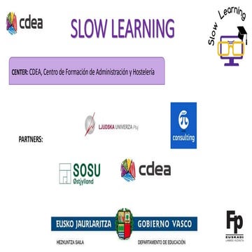 Slow learning project | PPT