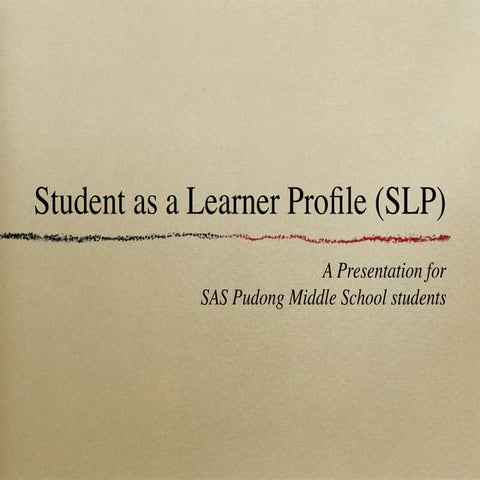 SLP Student Presentation | PPT