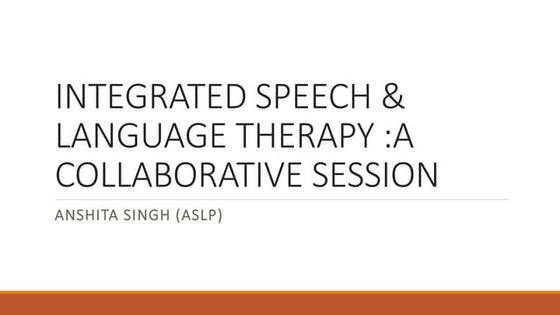 Suprasegmental aspects of speech | PPTX