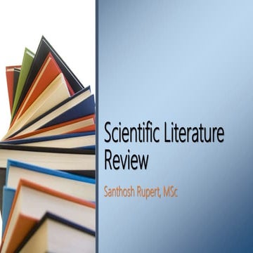 Scientific Literature Review | PPTX