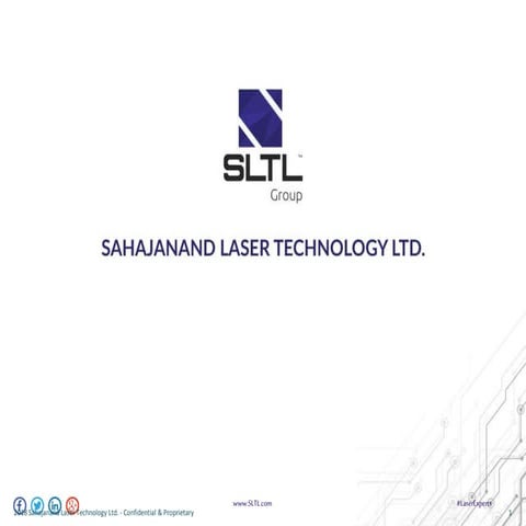 SLTL Group overview - Laser Machines Manufacturer 2018 | PPT
