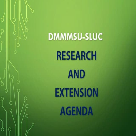 Research and Extension Framework | PDF